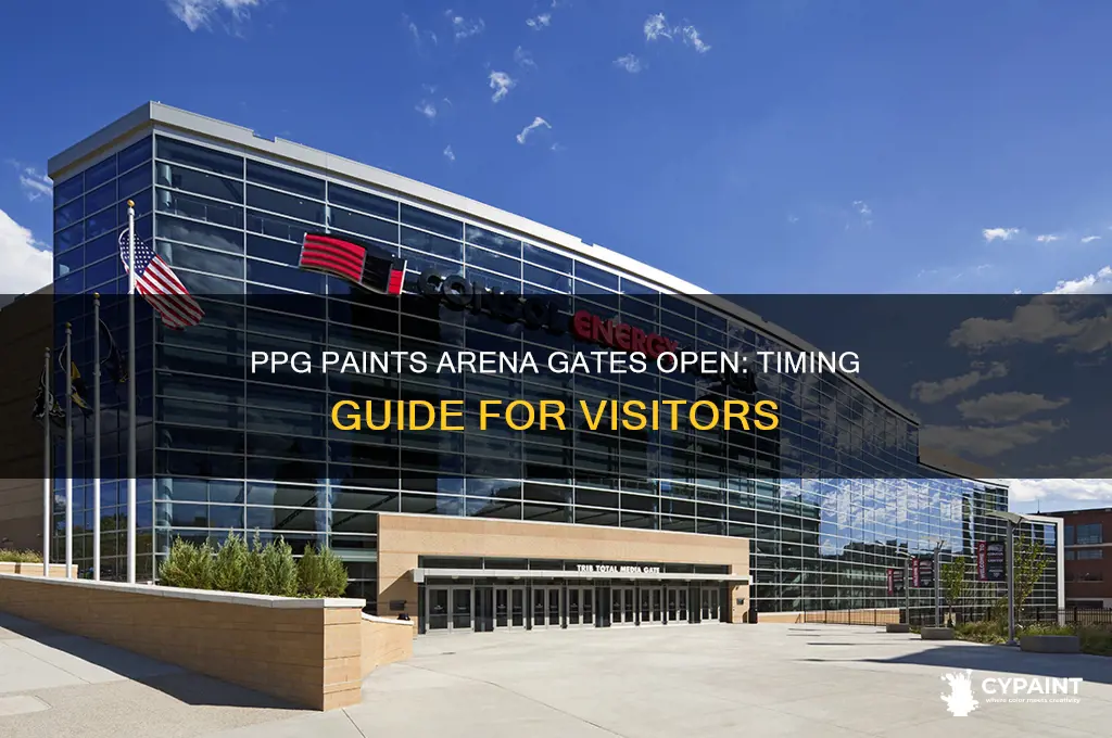 Ppg Paints Arena Gates Open: Timing Guide For Visitors | CyPaint