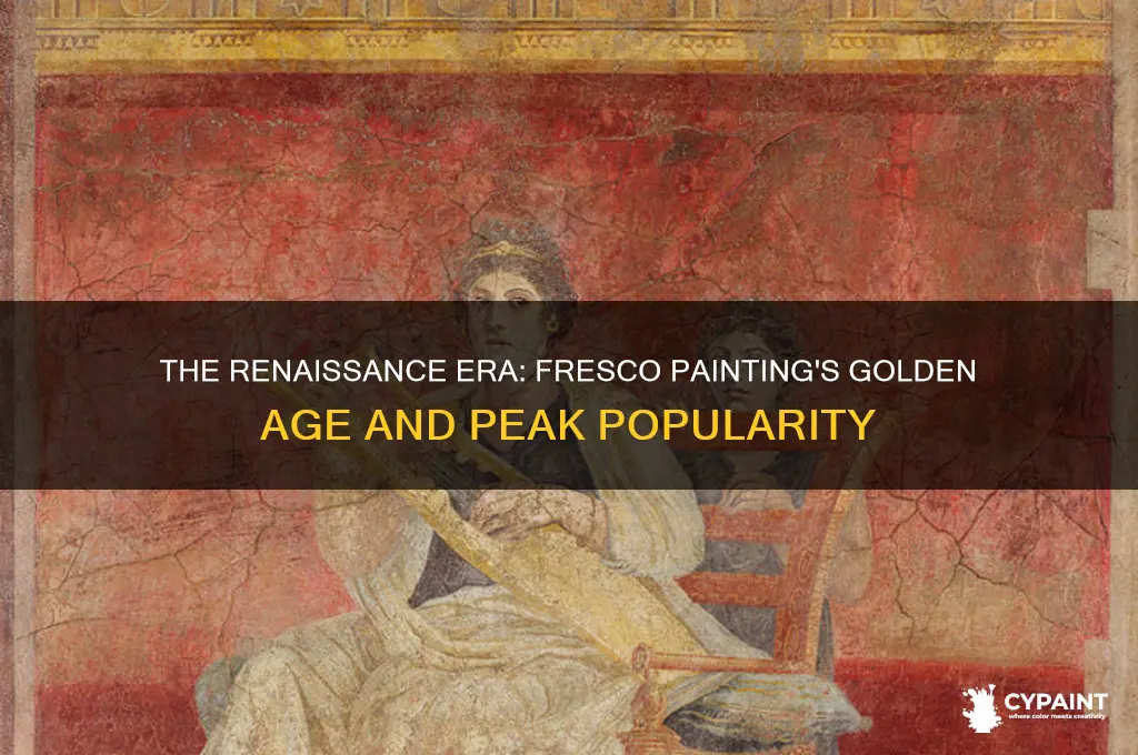The Renaissance Era: Fresco Painting's Golden Age And Peak Popularity ...