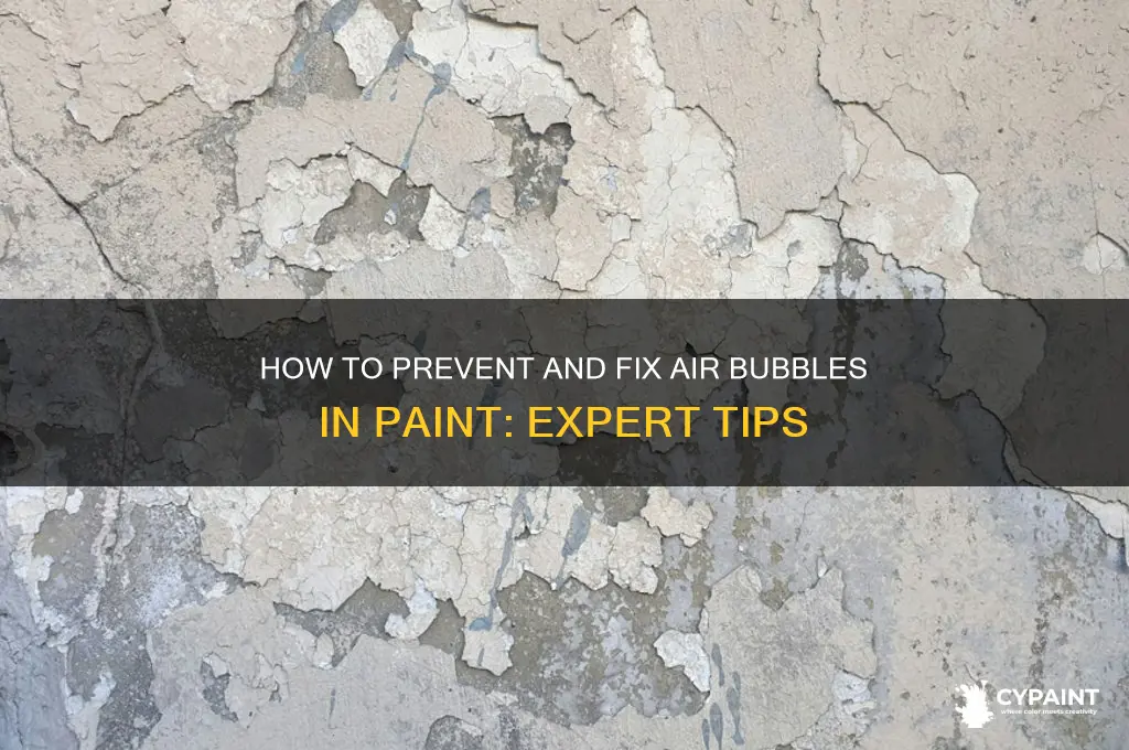 How To Prevent And Fix Air Bubbles In Paint: Expert Tips | CyPaint