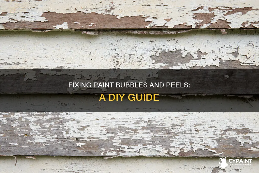 Fixing Paint Bubbles And Peels: A Diy Guide | CyPaint