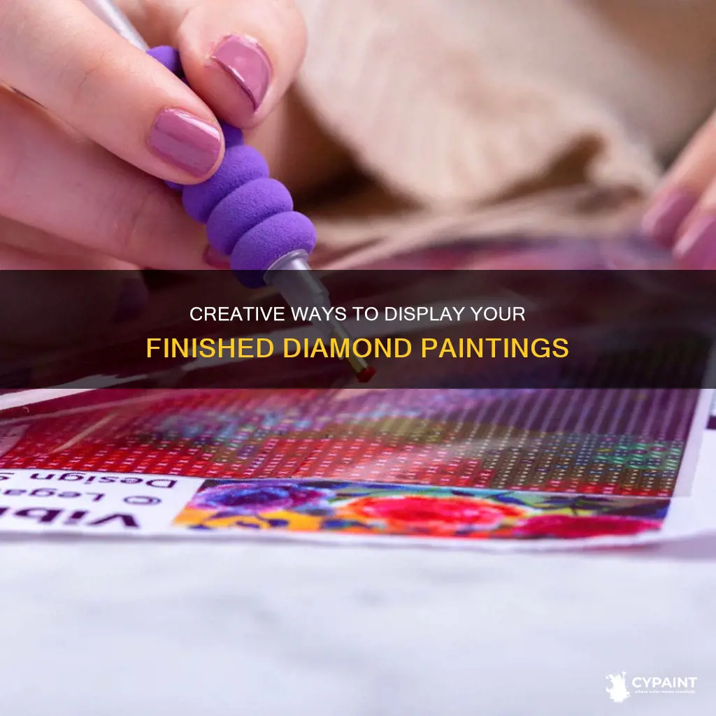 Creative Ways To Display Your Finished Diamond Paintings | CyPaint