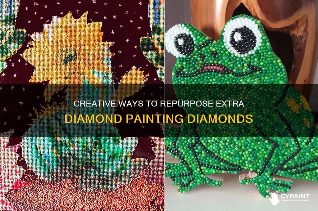 Creative Ways To Repurpose Extra Diamond Painting Diamonds | CyPaint
