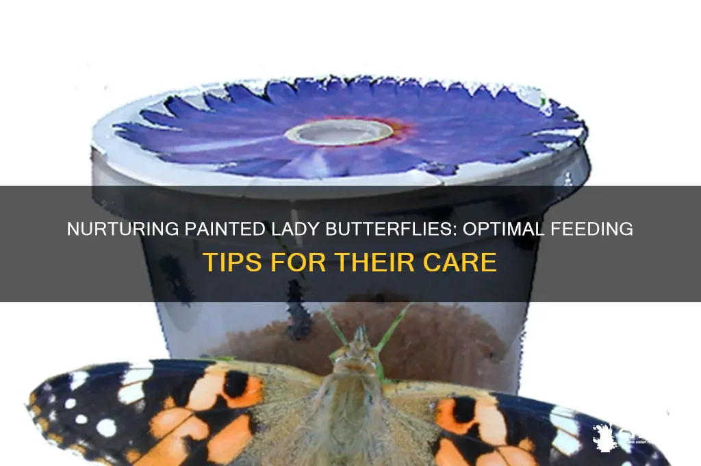 Nurturing Painted Lady Butterflies: Optimal Feeding Tips For Their Care ...
