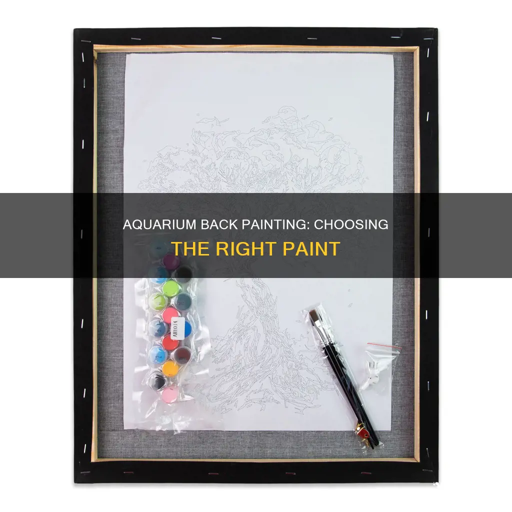 Aquarium Back Painting: Choosing The Right Paint | CyPaint