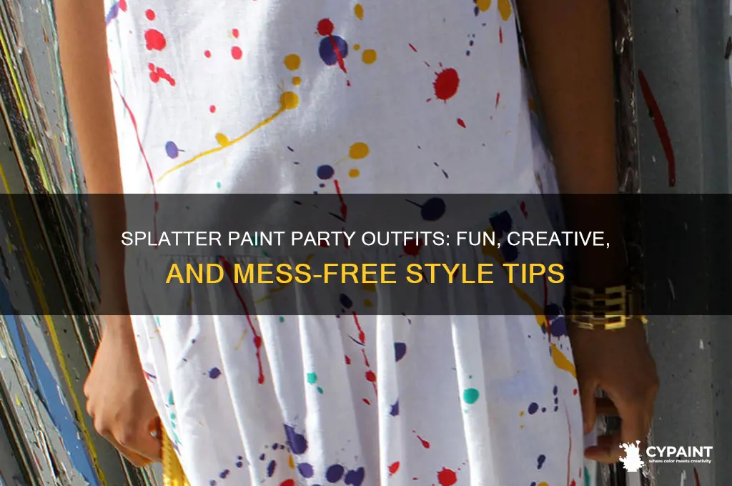 Splatter Paint Party Outfits: Fun, Creative, And Mess-Free Style Tips ...