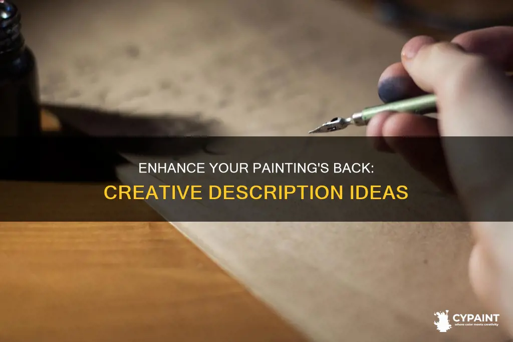 Enhance Your Painting's Back: Creative Description Ideas | CyPaint