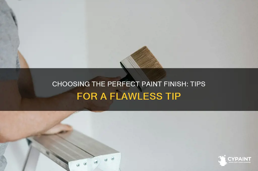 Choosing The Perfect Paint Finish: Tips For A Flawless Tip | CyPaint