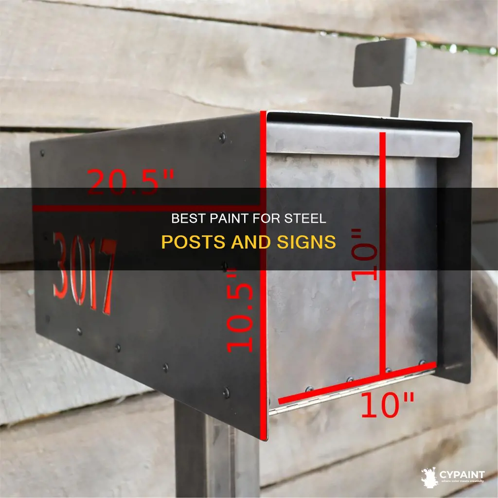 Best Paint For Steel Posts And Signs | CyPaint