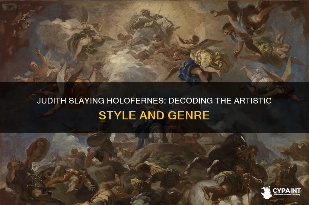 Judith Slaying Holofernes: Decoding The Artistic Style And Genre | CyPaint