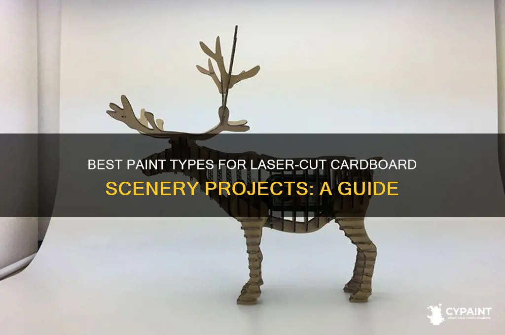 Best Paint Types For Laser-Cut Cardboard Scenery Projects: A Guide ...