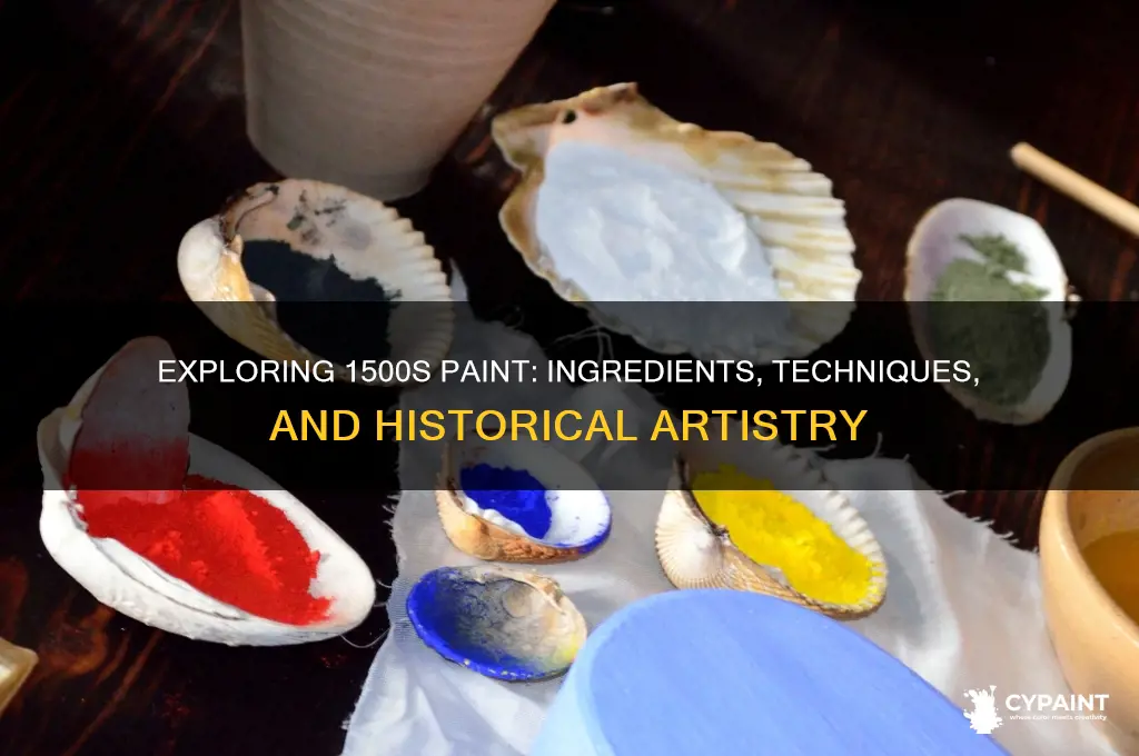 Exploring 1500S Paint: Ingredients, Techniques, And Historical Artistry ...