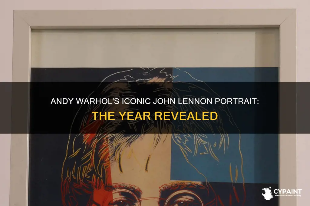 Andy Warhol's Iconic John Lennon Portrait: The Year Revealed | CyPaint