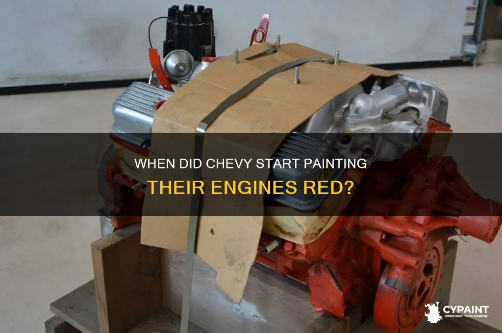 When Did Chevy Start Painting Their Engines Red? | CyPaint