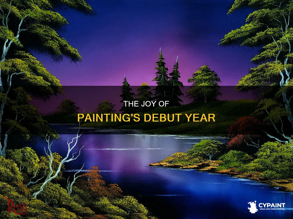 The Joy Of Painting's Debut Year | CyPaint