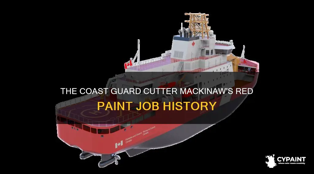 The Coast Guard Cutter Mackinaw's Red Paint Job History | CyPaint
