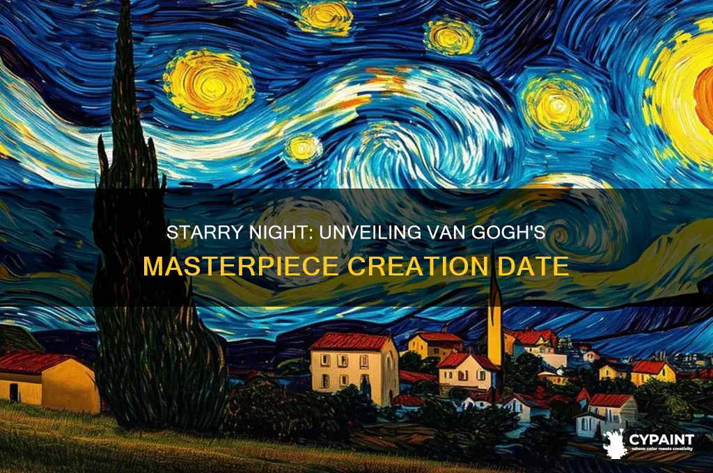Starry Night: Unveiling Van Gogh's Masterpiece Creation Date | CyPaint