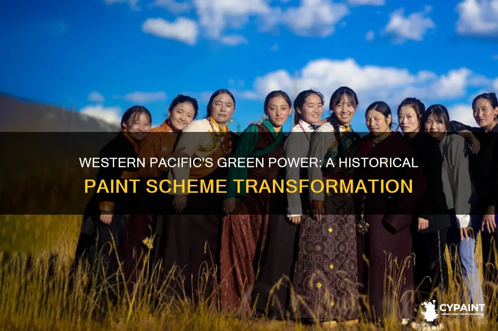 Western Pacific's Green Power: A Historical Paint Scheme Transformation ...