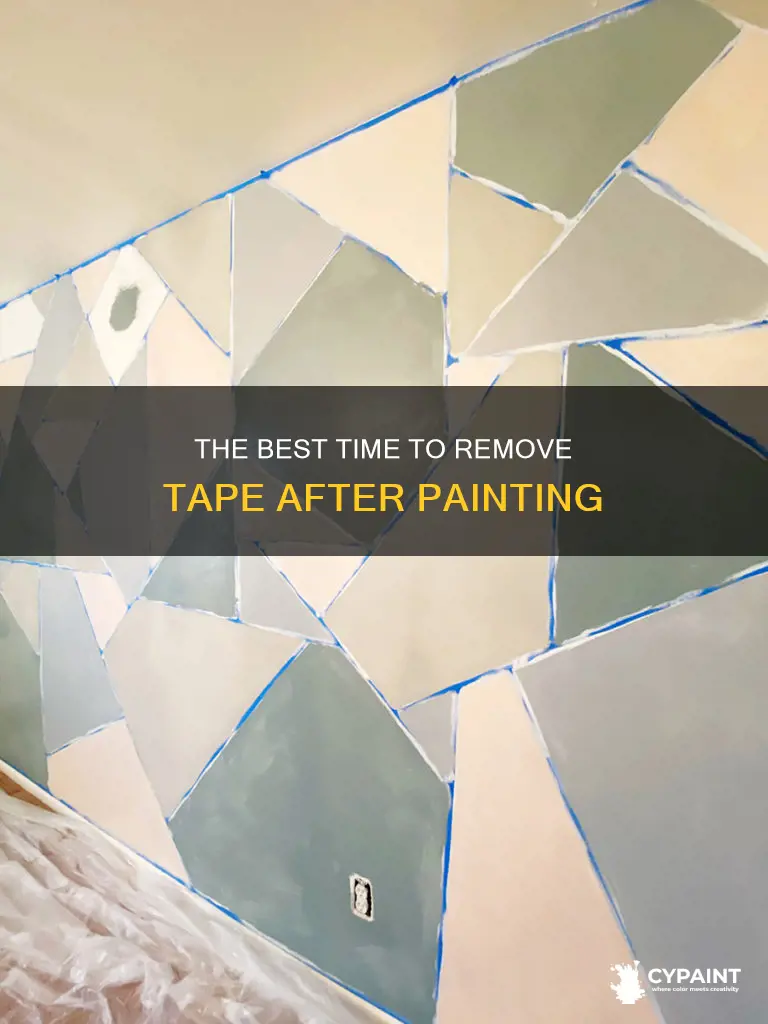 The Best Time To Remove Tape After Painting | CyPaint