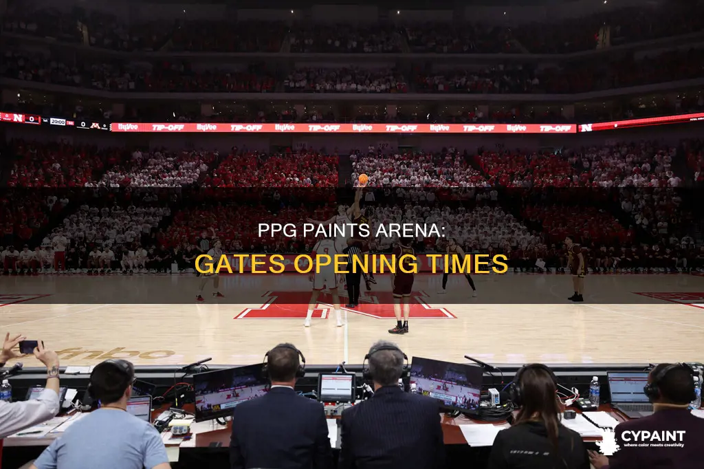 Ppg Paints Arena: Gates Opening Times | CyPaint