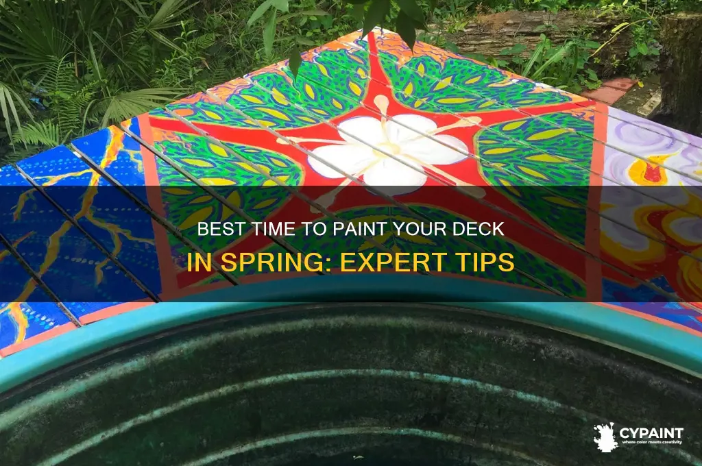 Best Time To Paint Your Deck In Spring: Expert Tips | CyPaint