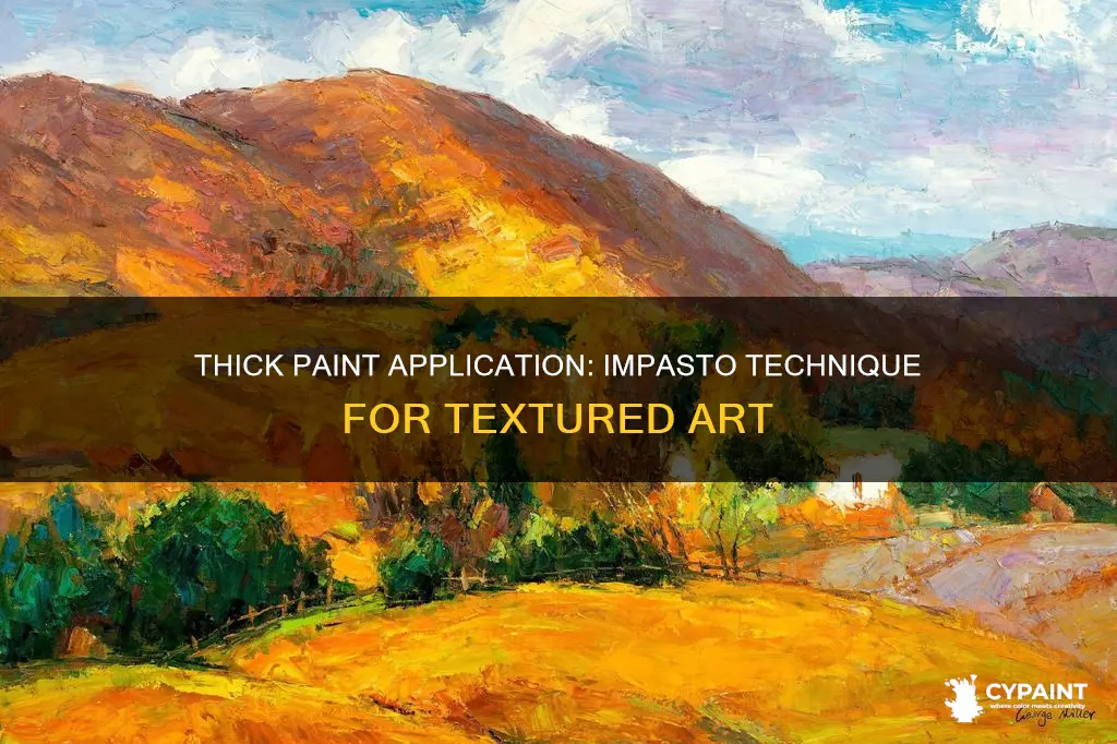 Thick Paint Application: Impasto Technique For Textured Art | CyPaint
