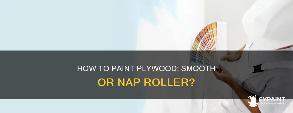 How To Paint Plywood: Smooth Or Nap Roller? | CyPaint