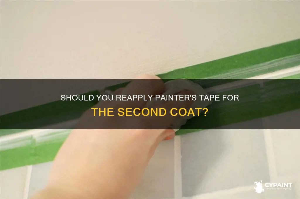 Should You Reapply Painter's Tape For The Second Coat? | CyPaint