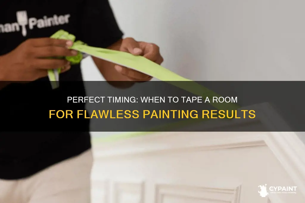 Perfect Timing: When To Tape A Room For Flawless Painting Results | CyPaint