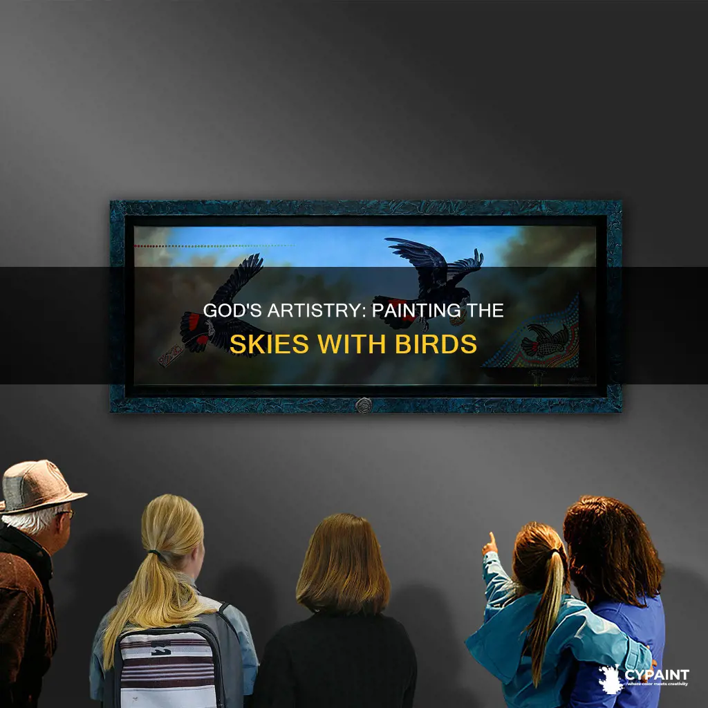 God's Artistry: Painting The Skies With Birds | CyPaint