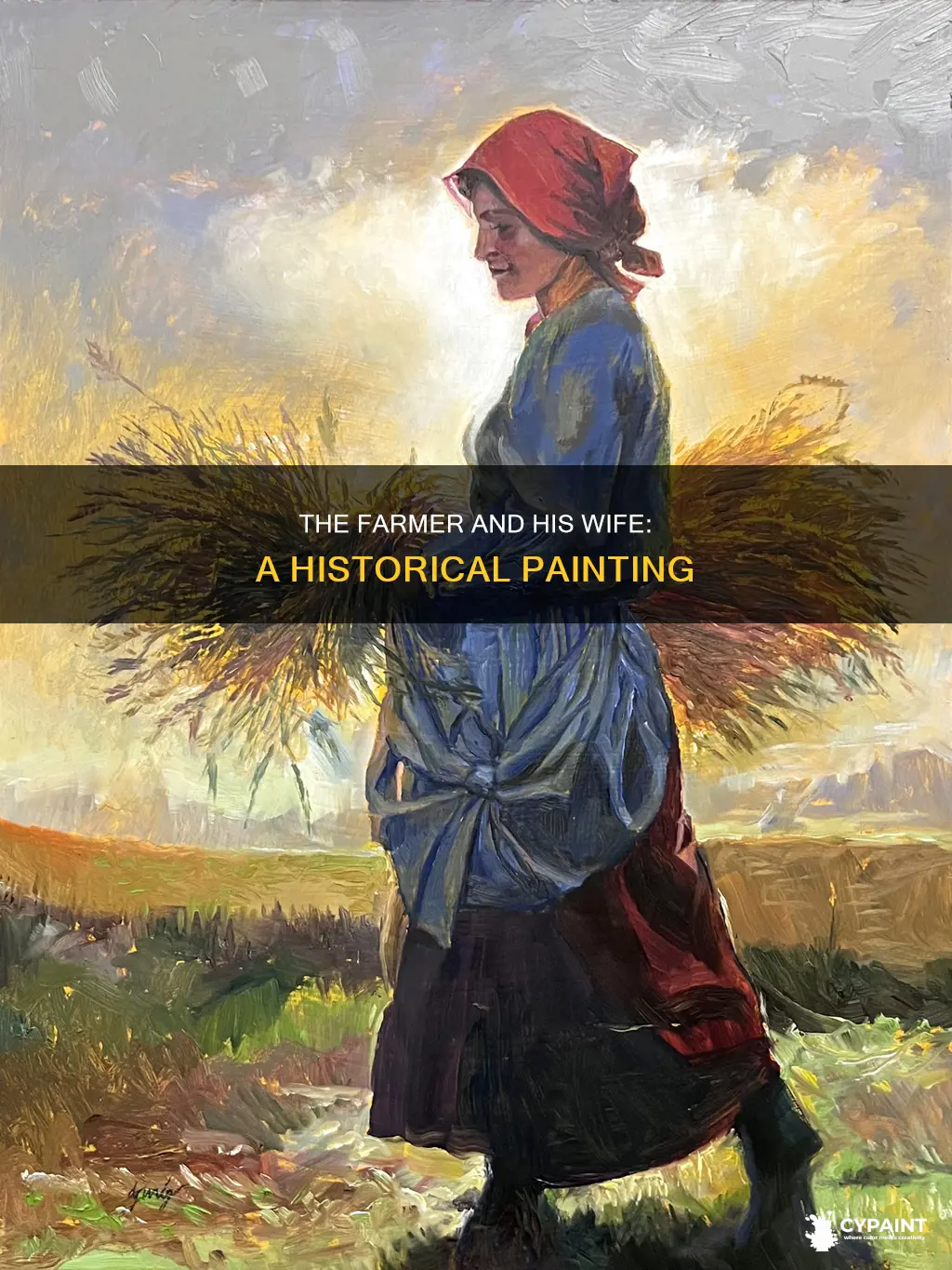 The Farmer And His Wife: A Historical Painting | CyPaint