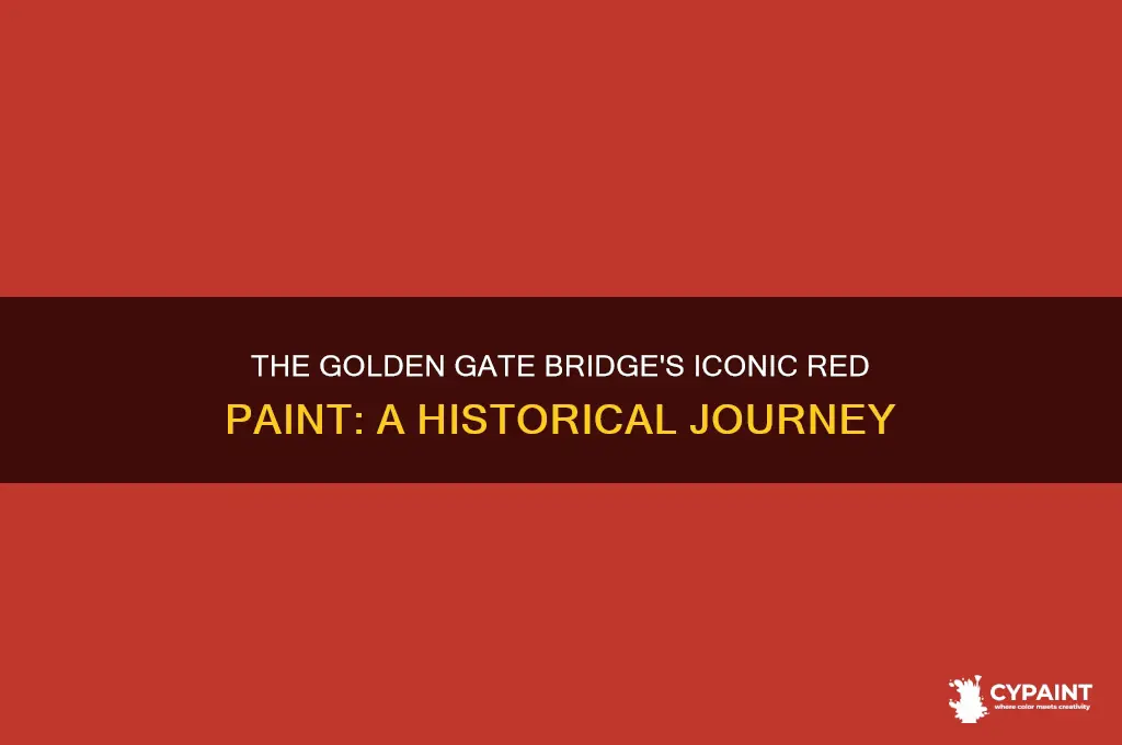 The Golden Gate Bridge's Iconic Red Paint: A Historical Journey | CyPaint