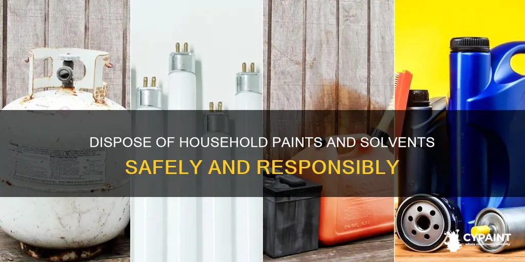 Dispose Of Household Paints And Solvents Safely And Responsibly | CyPaint