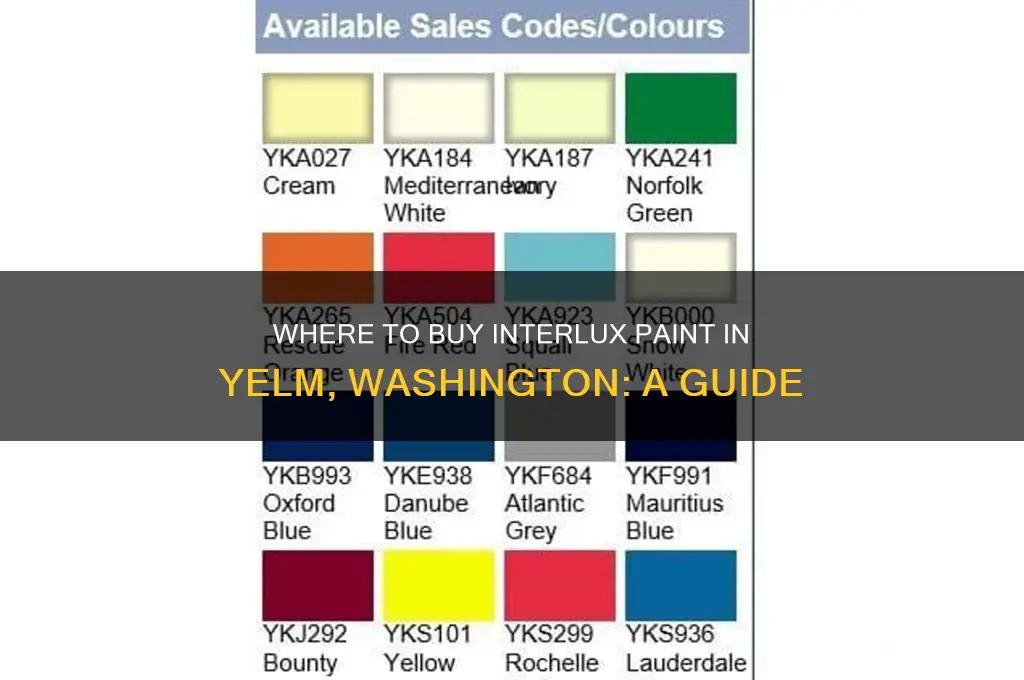 Where To Buy Interlux Paint In Yelm, Washington: A Guide | CyPaint