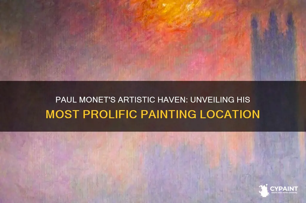 Paul Monet's Artistic Haven: Unveiling His Most Prolific Painting ...