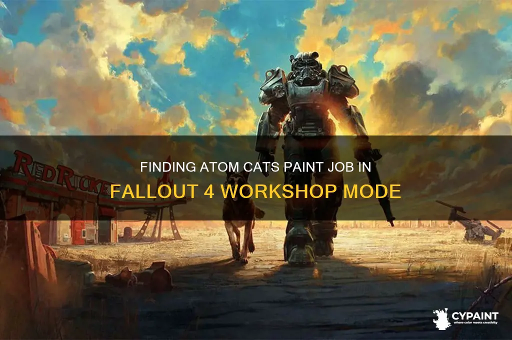 Finding Atom Cats Paint Job In Fallout 4 Workshop Mode | CyPaint