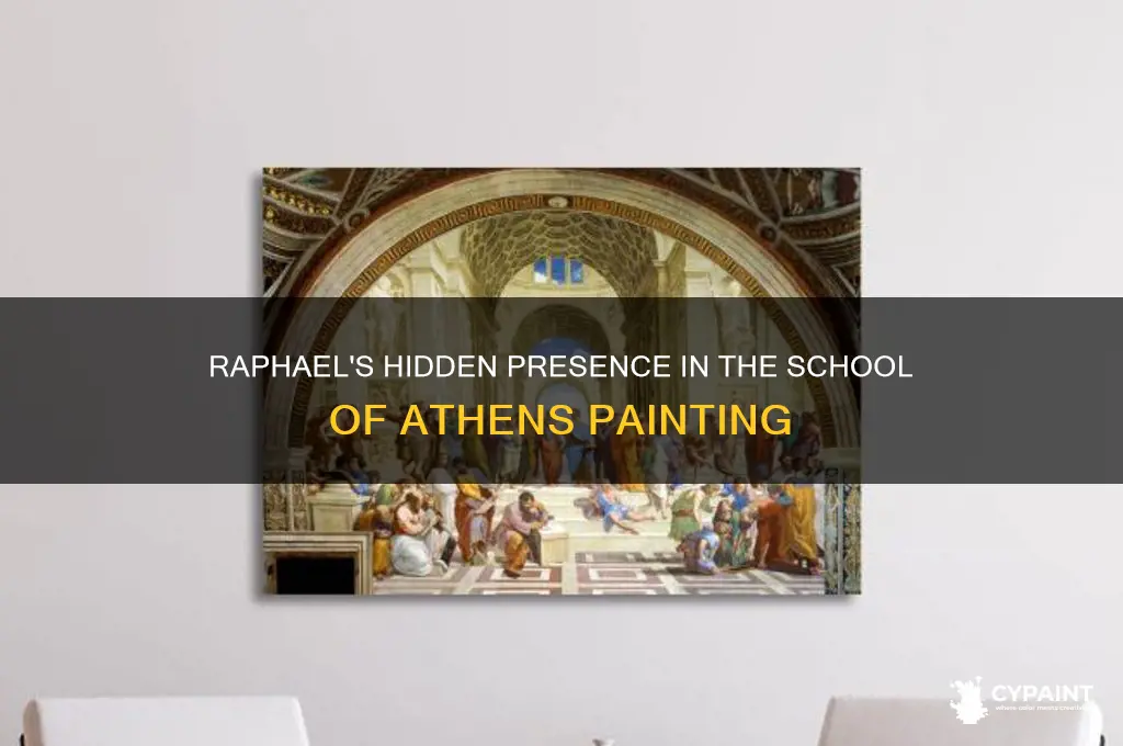 Raphael's Hidden Presence In The School Of Athens Painting | CyPaint