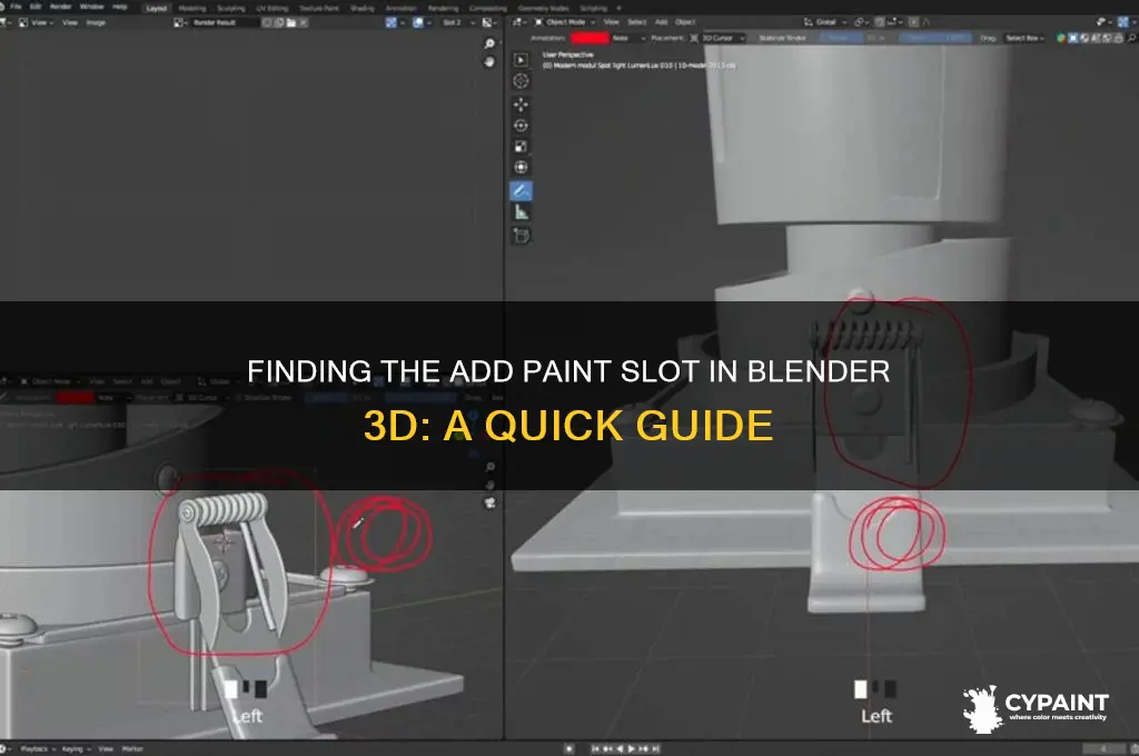 Finding The Add Paint Slot In Blender 3D: A Quick Guide | CyPaint
