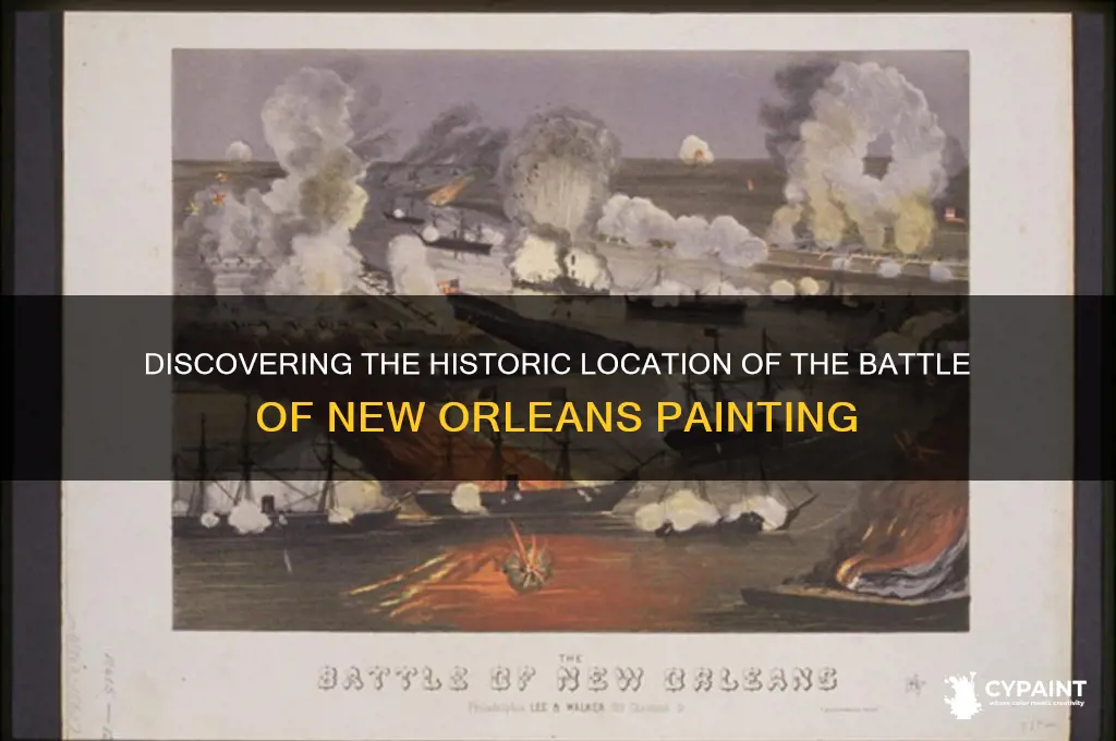 Discovering The Historic Location Of The Battle Of New Orleans Painting ...