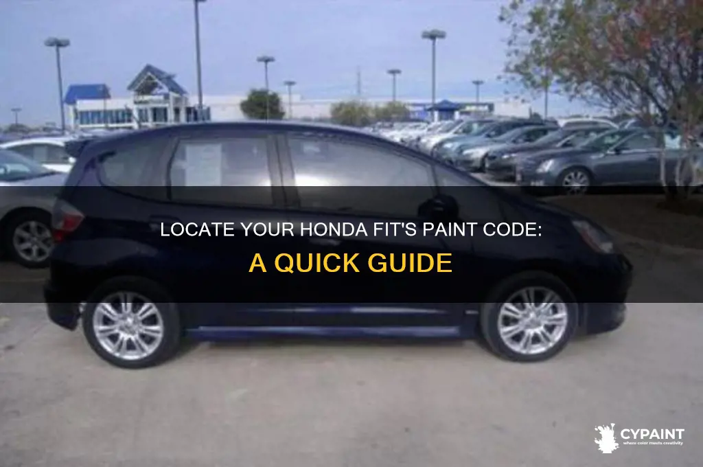 Locate Your Honda Fit's Paint Code: A Quick Guide | CyPaint