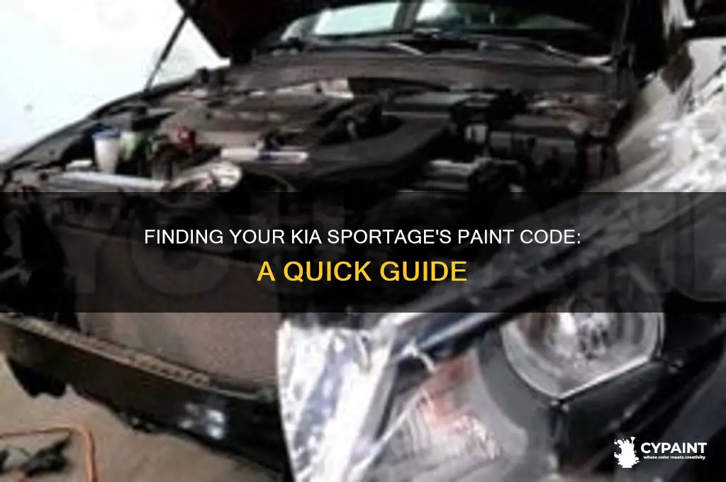 Finding Your Kia Sportage's Paint Code: A Quick Guide | CyPaint