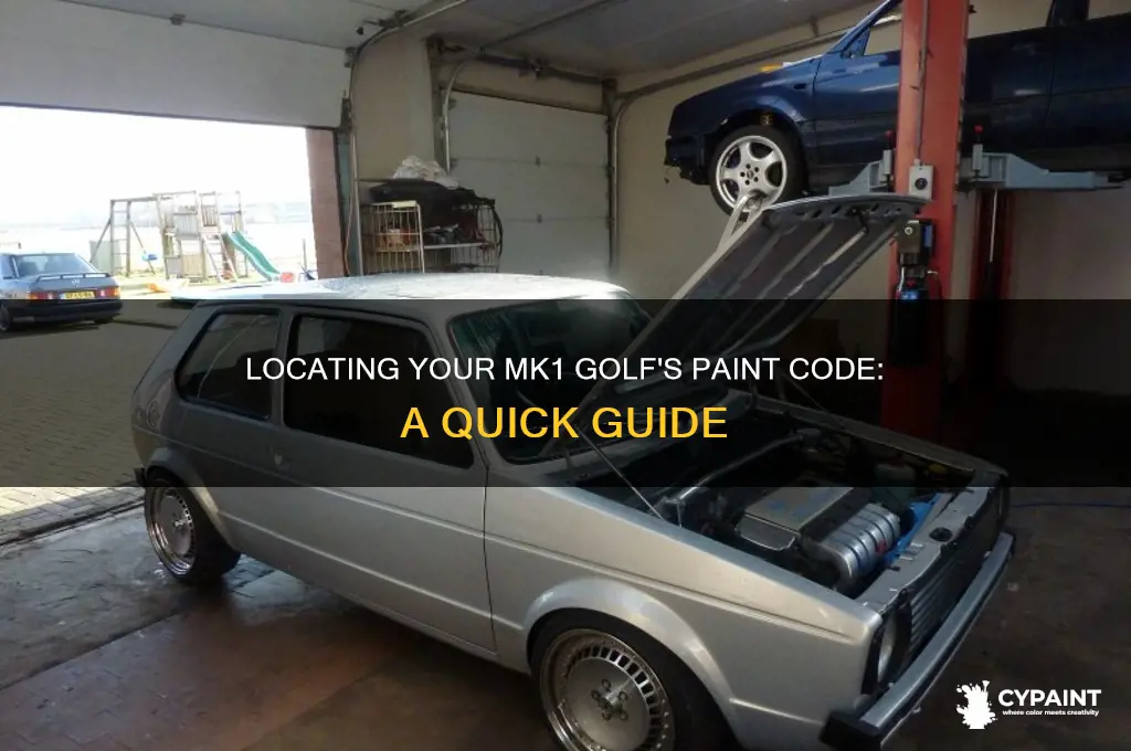 Locating Your Mk1 Golf's Paint Code: A Quick Guide | CyPaint