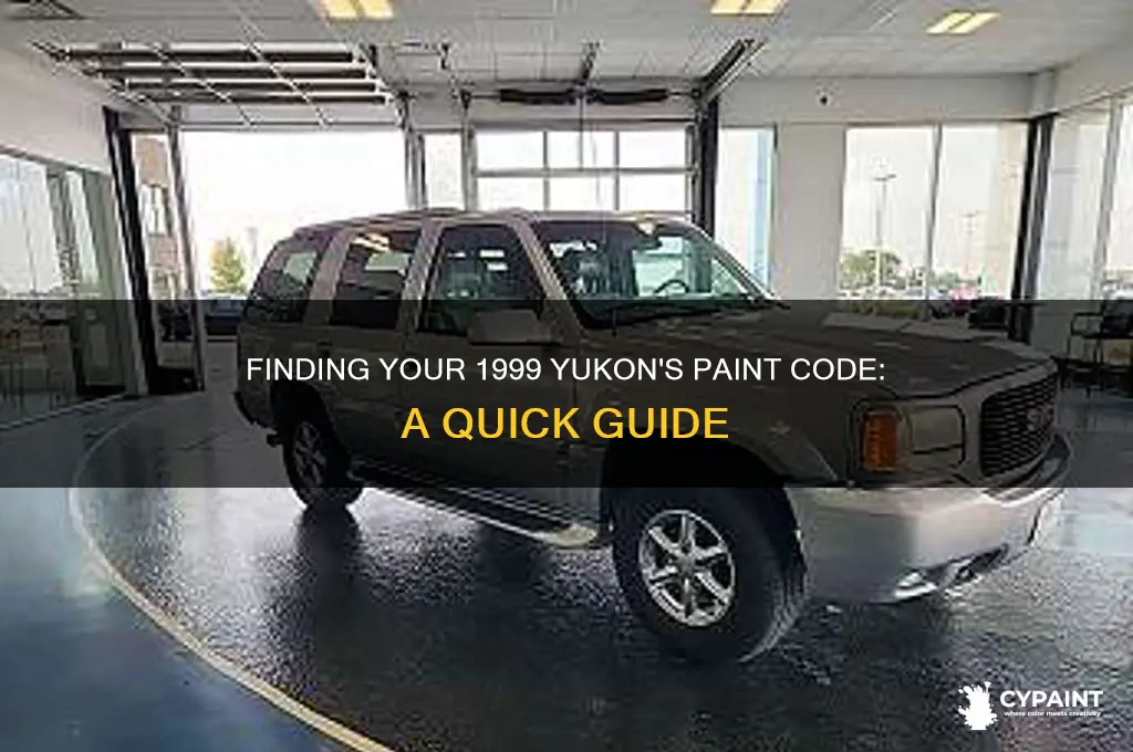 Finding Your 1999 Yukon's Paint Code: A Quick Guide | CyPaint