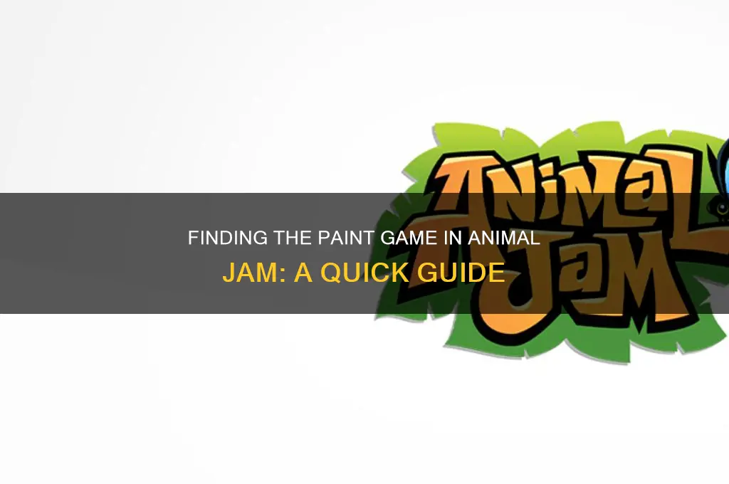 Finding The Paint Game In Animal Jam: A Quick Guide | CyPaint