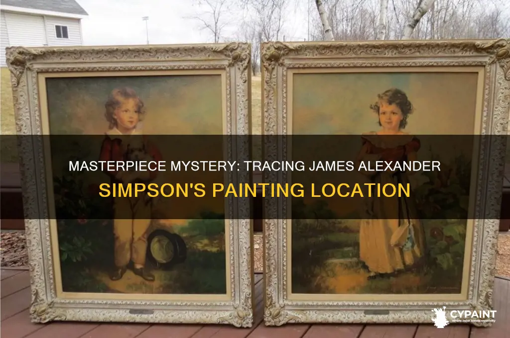 Masterpiece Mystery: Tracing James Alexander Simpson's Painting ...