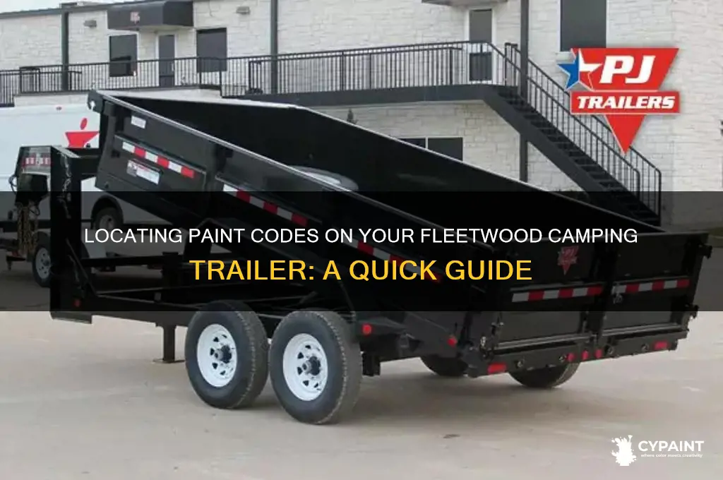 Locating Paint Codes On Your Fleetwood Camping Trailer: A Quick Guide ...