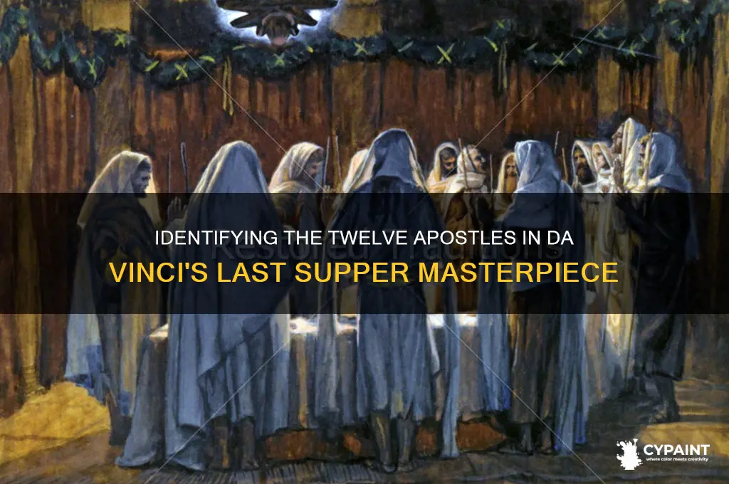 Identifying The Twelve Apostles In Da Vinci's Last Supper Masterpiece ...