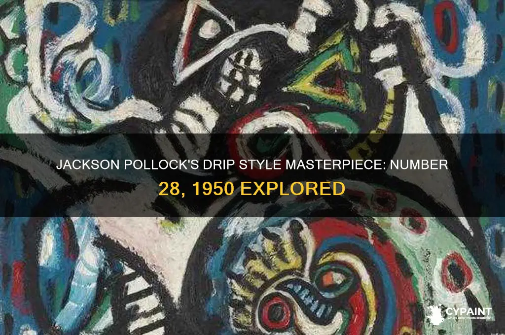 Jackson Pollock's Drip Style Masterpiece: Number 28, 1950 Explored ...