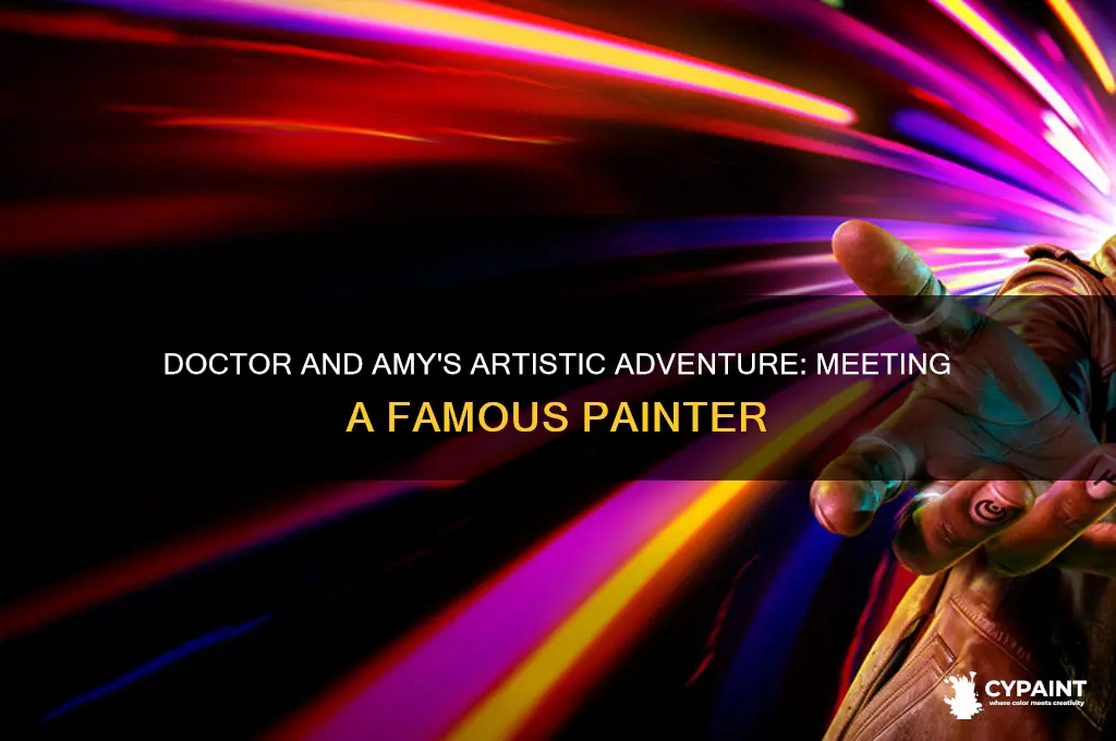 Doctor And Amy's Artistic Adventure: Meeting A Famous Painter | CyPaint