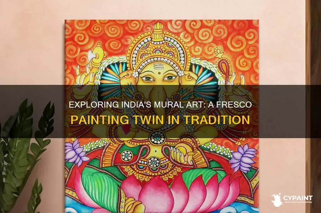 Exploring India's Mural Art: A Fresco Painting Twin In Tradition | CyPaint