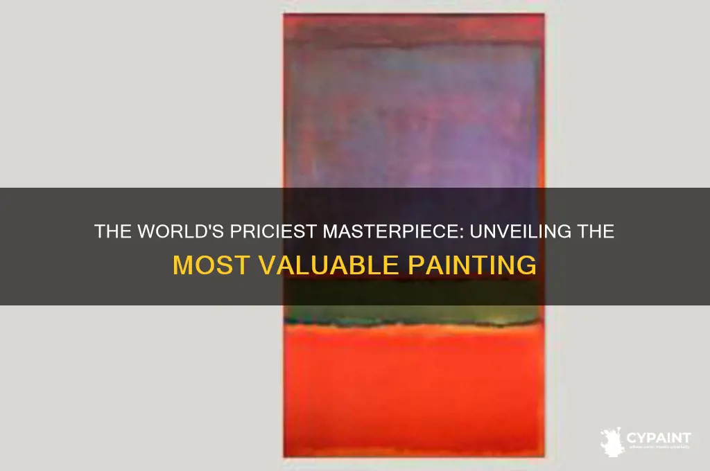 The World's Priciest Masterpiece: Unveiling The Most Valuable Painting ...